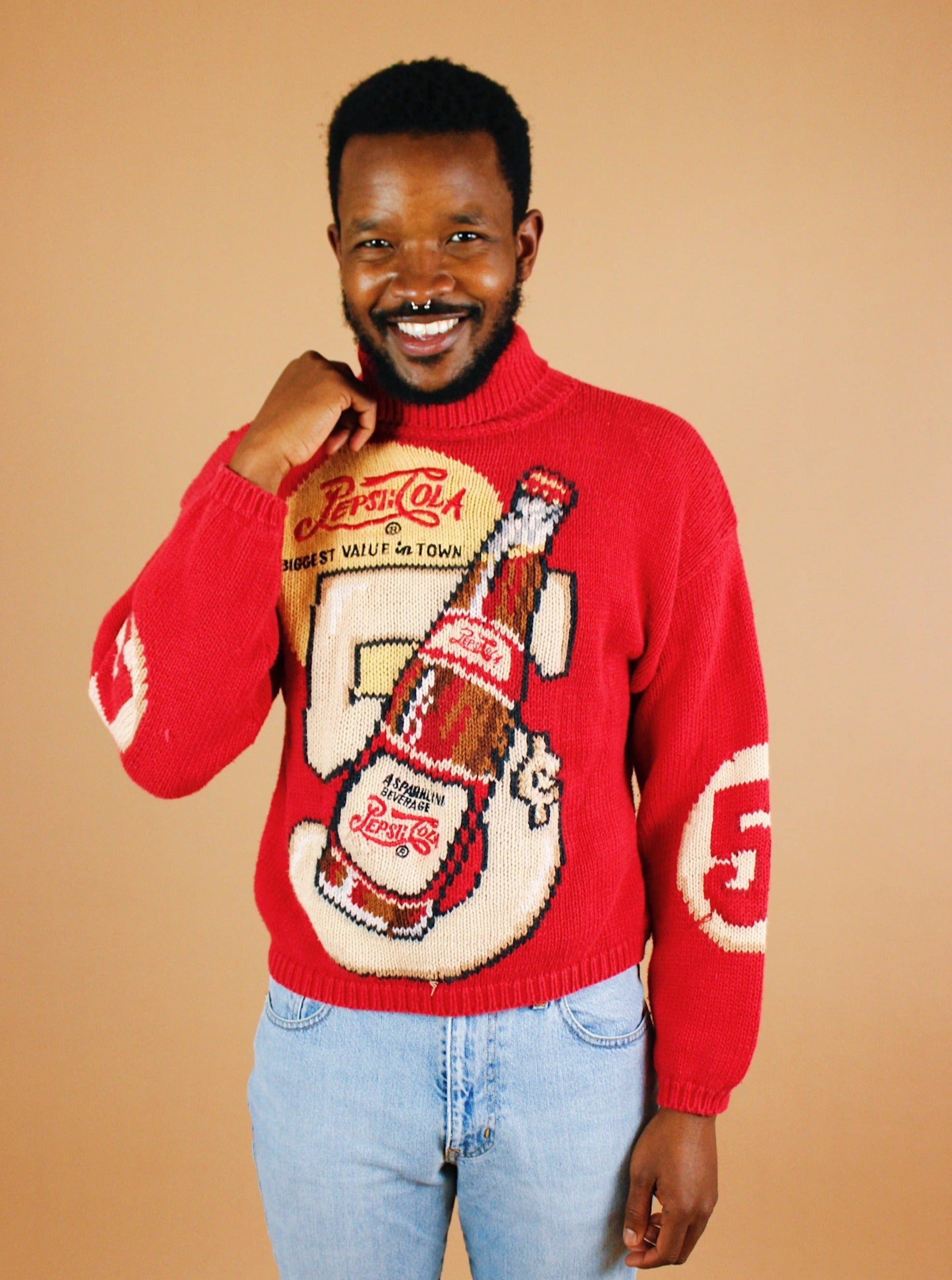 1980s Eagle Eye Pepsi Sweater [S-M] – Angel Spit + Whiskey River